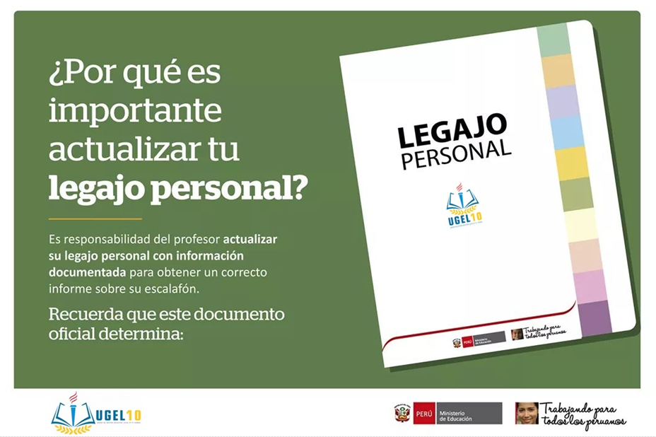 ¡Recuerda Docente! La Actualización Oportuna de tu Legajo Personal te ...