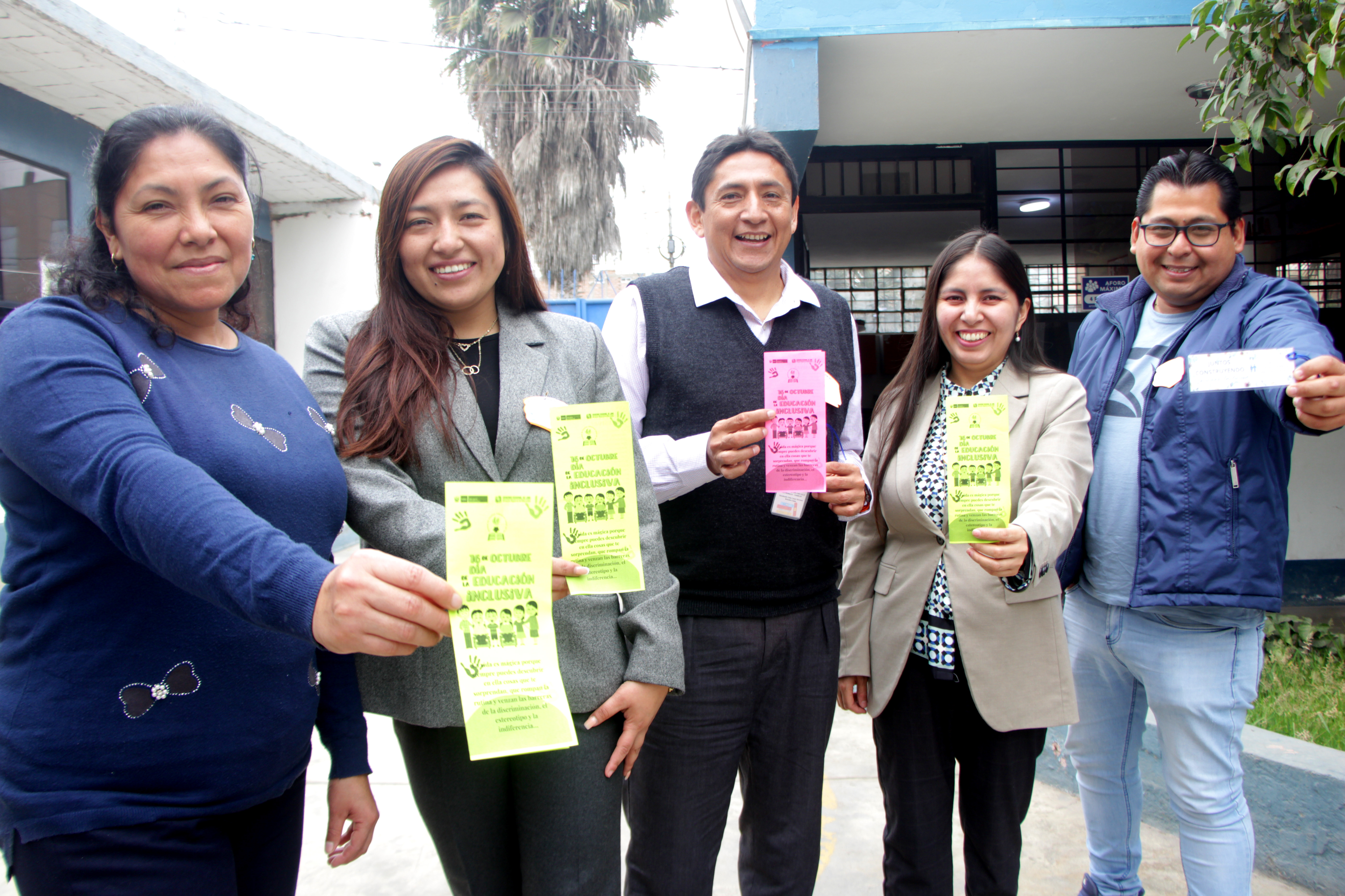 PERSONAL DE LA UGEL Nº 10 RECIBE VISITA DE SENSIBILIZACIÓN DEL CEBE Nº 05 “CÉSAR GERMÁN BRICEÑO ...